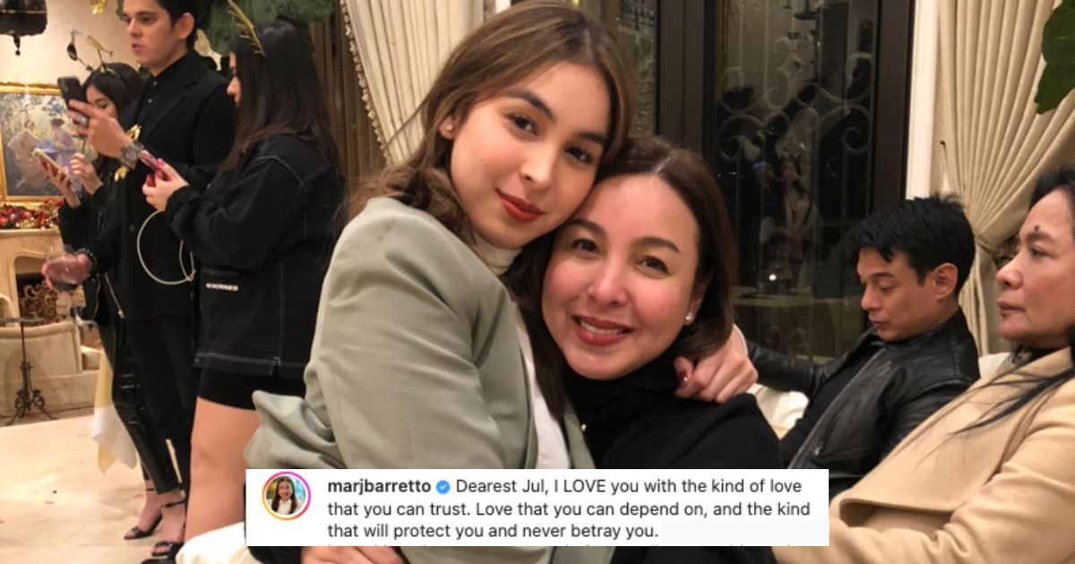 ‘I’m so proud of you’: Marjorie Barretto sends love to Julia amid viral issue with Dennis ...